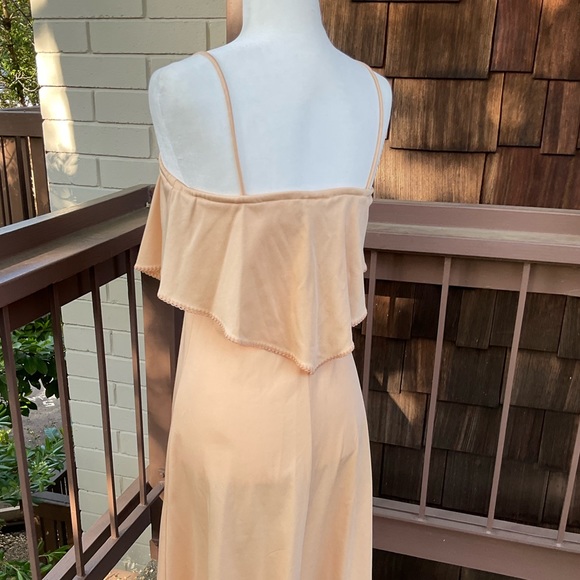 Vintage | Dresses | Vtg 97s Infinity Peach Sleeveless Tube Midi Dress ...